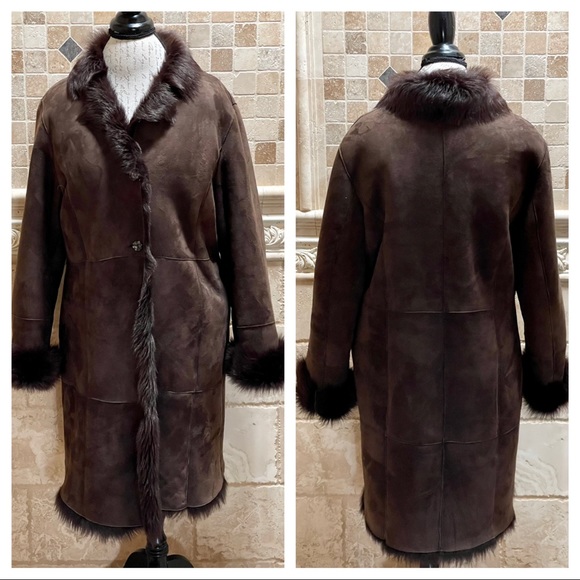 Doncaster | Jackets & Coats | Doncaster Suede Faux Fur Jacket | Poshmark